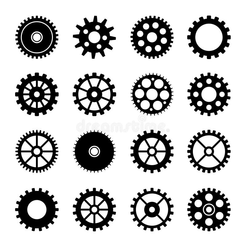 Les Icônes De Roue De Vitesse Ont Placé 2 Illustration de Vecteur ... Les Icônes De Roue De Vitesse Ont Placé 2 Illustration de Vecteur ...