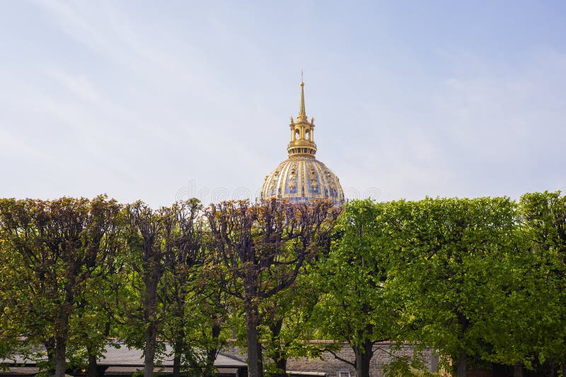 Les Invalides Dome stock photo. Image of sightseeing - 60398088