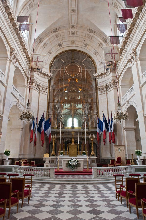Les Invalides Museum paris editorial stock image. Image of chapel ...
