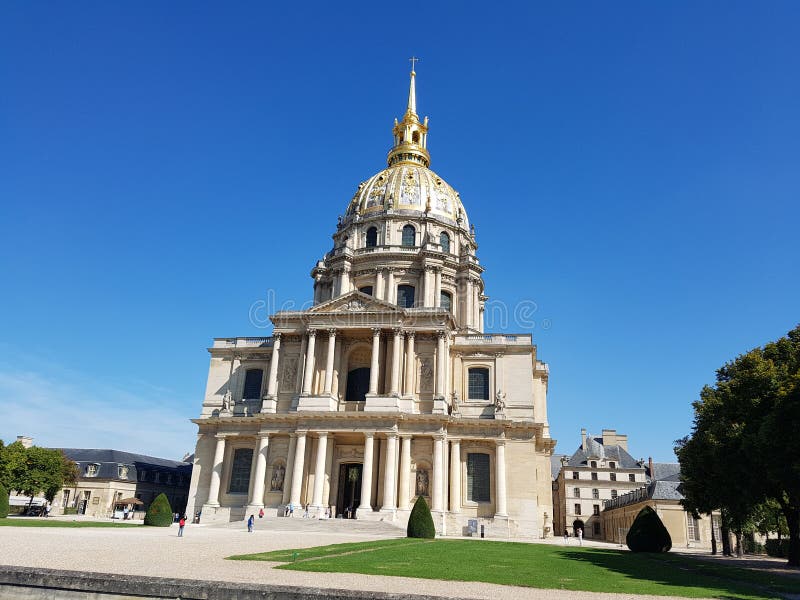 Les Invalides Museum in Paris Stock Photo - Image of historical, france ...