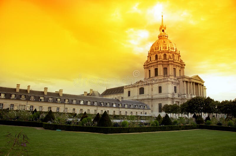 Les Invalides, Paris, France. Napoleon Tomb. Stock Image - Image of ...