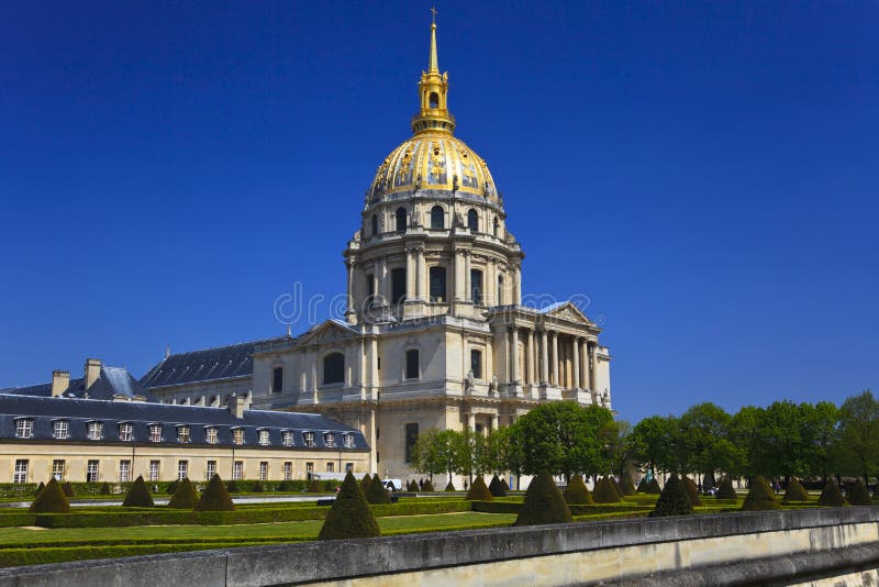 Les Invalides in Paris, France Stock Image - Image of history, exterior ...