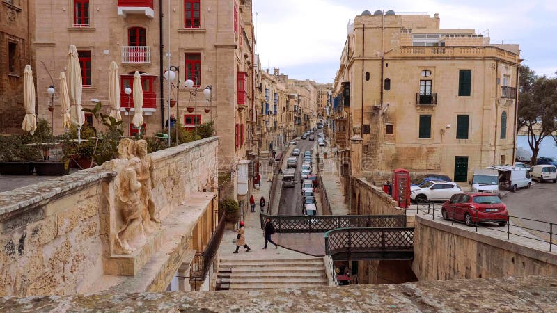 Les Paysages Urbains De La Valette La Capitale De Malte Malte Malte Le ...