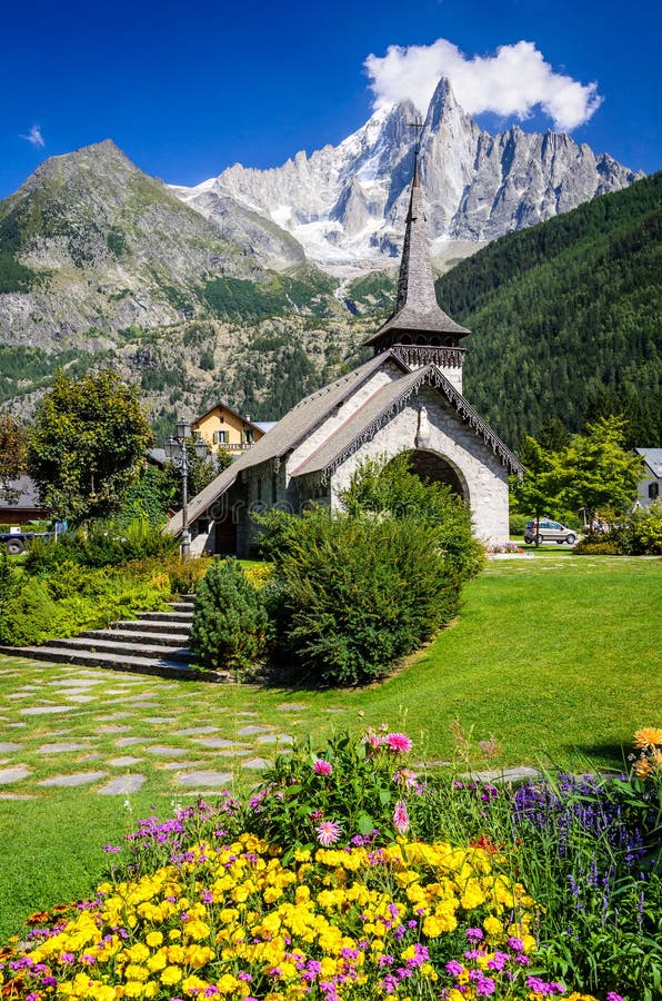 Les Praz De Chamonix, Frankreich Stockbild - Bild von midi, überraschen ...