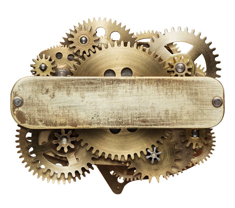 Les Rouages Embrayent Le Collage Image stock - Image du métallique ...