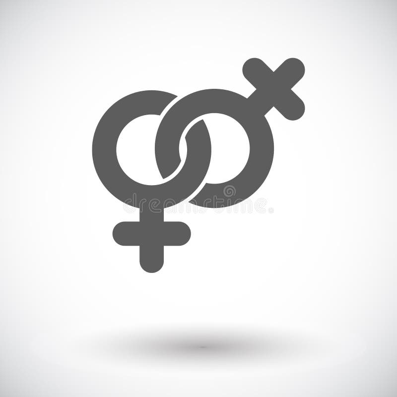 Lesbian Sign On Pocket Thin Line Icon Lgbt Concept Lesbian Symbol On