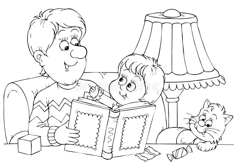 Leser stock abbildung. Illustration von freunde, lustig - 2961369