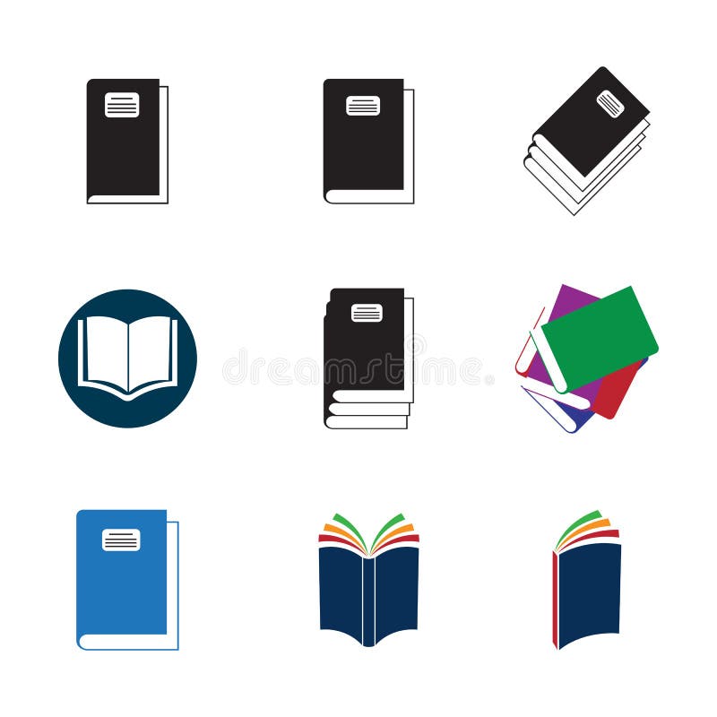 Buch Lesen Logo Und Symbole Vorlage Symbole App Vektor Abbildung ...