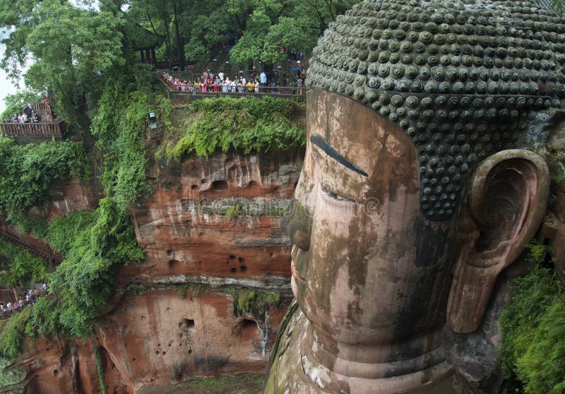 Leshan Buddha editorial photo. Image of stone, sichuan - 78850951