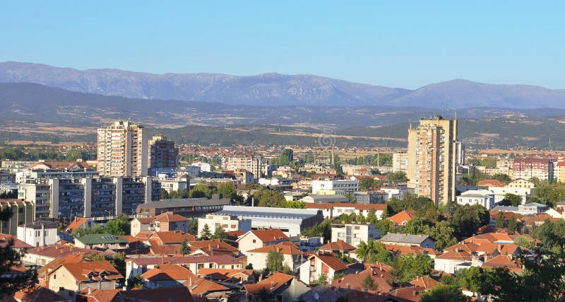 Leskovac Panorama from Hisar Stock Photo - Image of trees, mountain ...