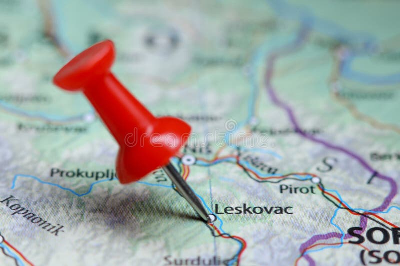 Leskovac Serbia Pin Map Stock Photos - Free & Royalty-Free Stock Photos ...