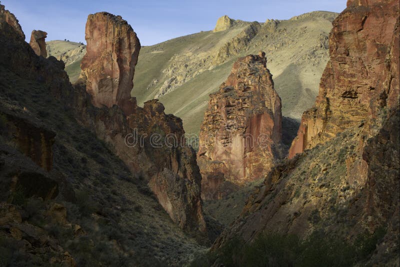 Leslie Gulch stock image. Image of oregon, rock, formations - 69640935