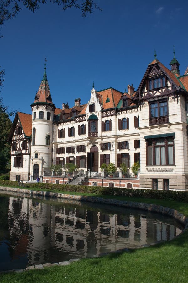 Lesna Castle , Zlin , Czech Republic Stock Photo - Image of building ...