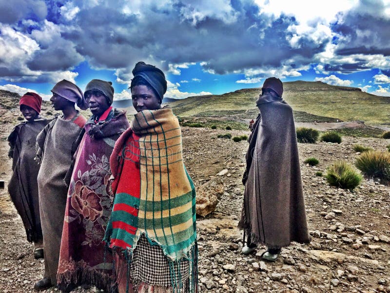 Sheep Herders in the Grass Field Editorial Stock Photo - Image of claud ...