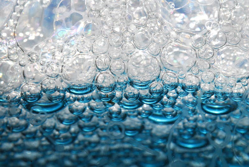 Mousse bleue image stock. Image of abstrait, mousse, graisseux - 1528555