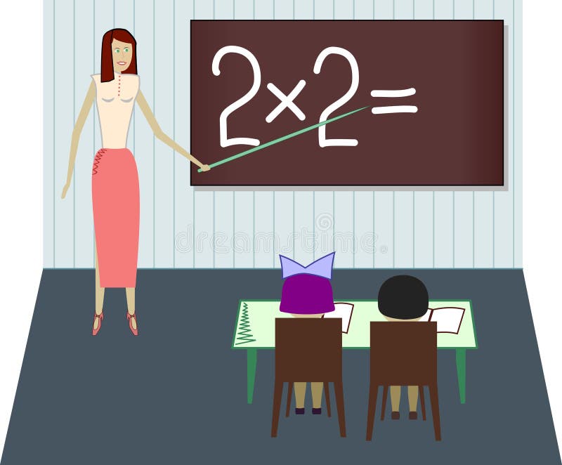 Lesson stock vector. Illustration of table, studying - 11018509