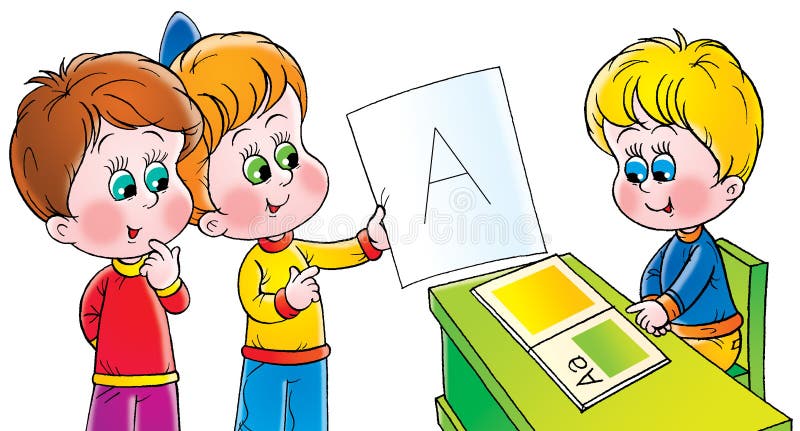 Lesson stock illustration. Illustration of isolated, friend - 2406760