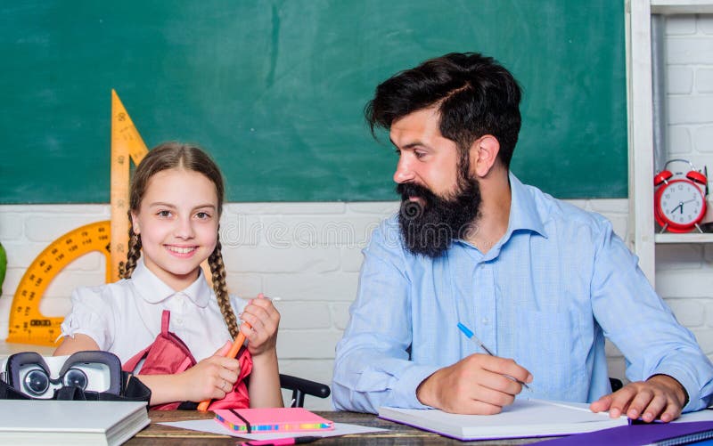 Lesson is Finished. Task Successfully Done. Homeschooling with Father ...