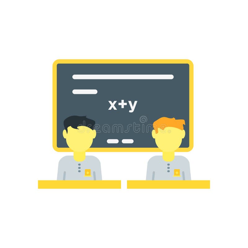 Lesson Icon Vector Sign and Symbol Isolated on White Background Stock ...