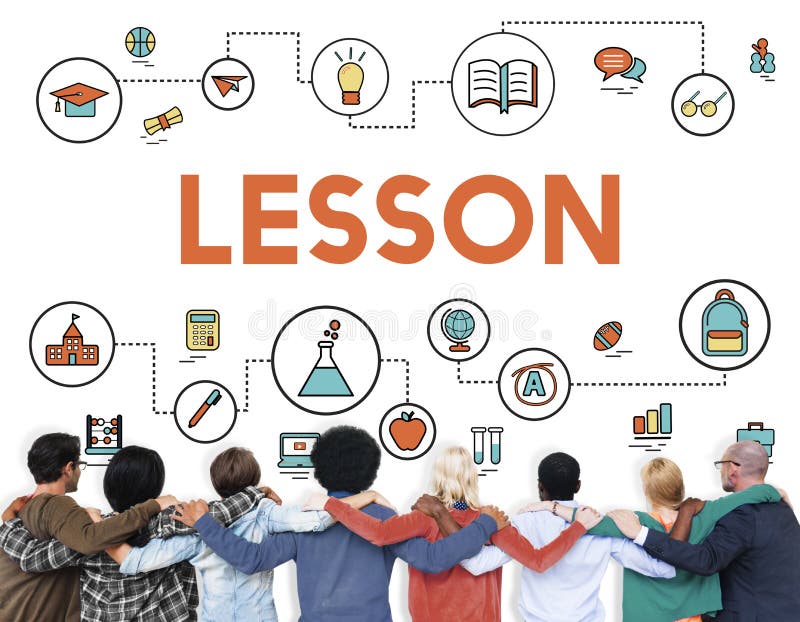 Lesson Learning Literacy Knowledge Education Concept Stock Image ...