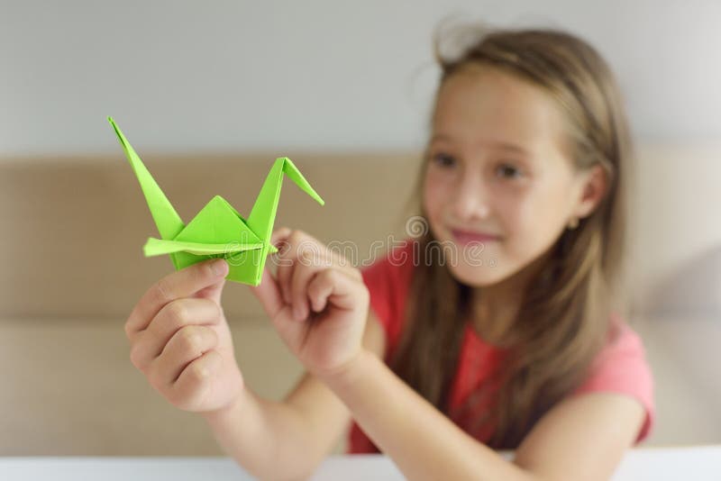 Lesson of origami stock photo. Image of playing, handmade - 98497110