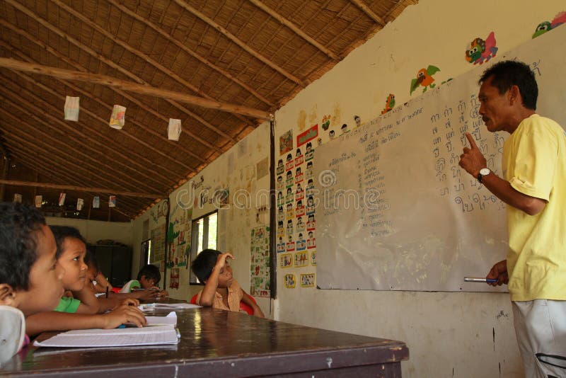 Lesson in a School for Refugee Children Editorial Stock Image - Image ...