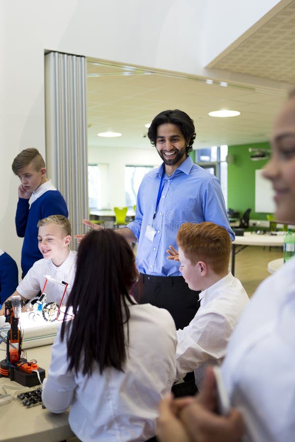 Lesson at School stock image. Image of teenagers, smile - 72540003