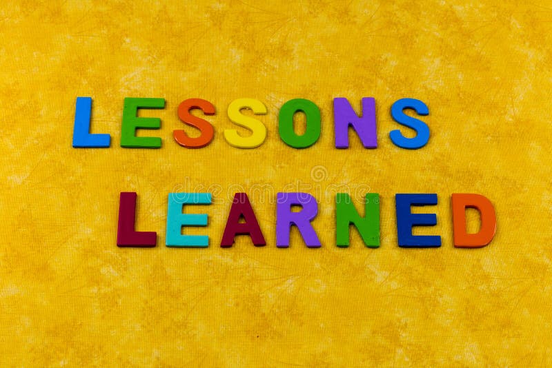 Lessons Learned Education Knowledge Experience Lesson Evaluation ...