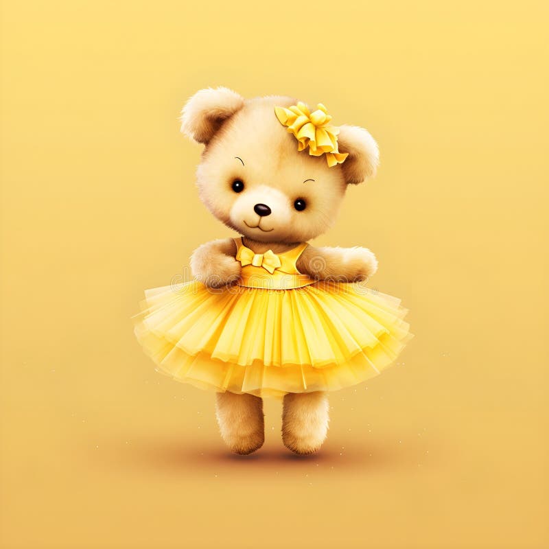 Let the Ballerina Teddy Bear Bring Magic To Your Designs Stock ...