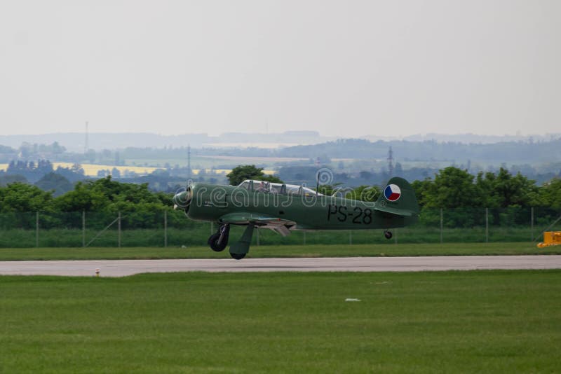 Let C-11 Plane during Take Off, Caslav Air Show, May 2023 Editorial ...
