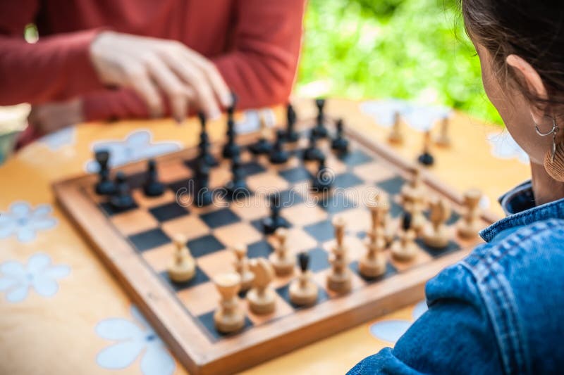 Let the Game Begin. Let S Play a Game of Chess. Stock Photo - Image of ...