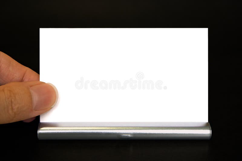 Let Me Give You My Card! stock image. Image of designation - 308103