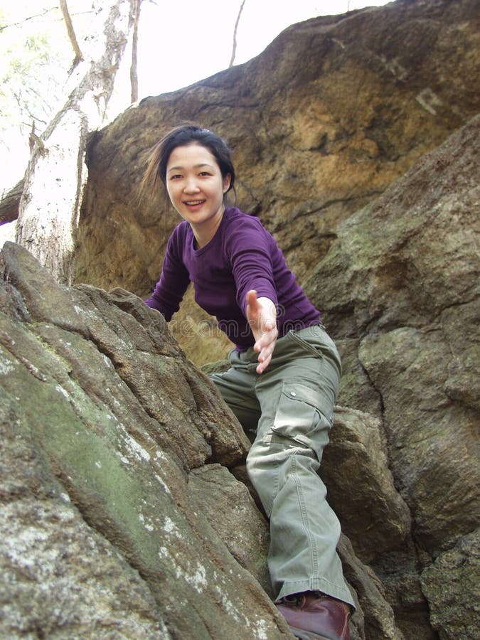 Let me help you stock photo. Image of trekking, outdoor - 4384770