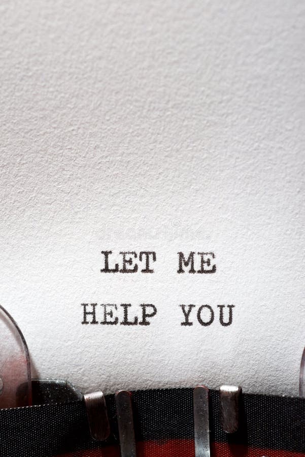 Let me help you stock image. Image of assistance, idea - 205453339