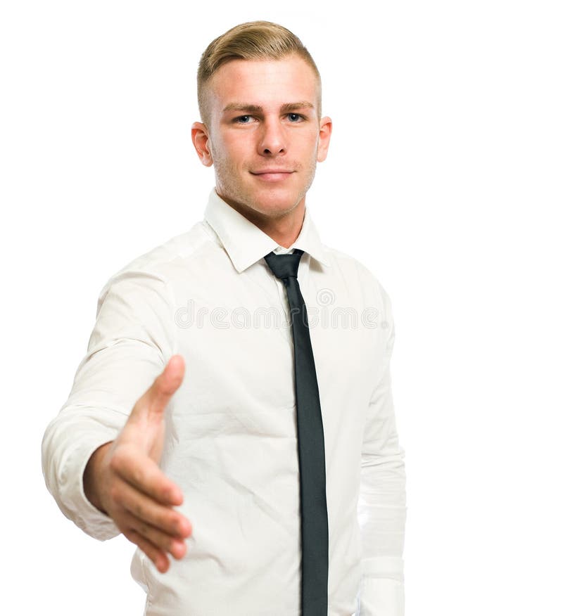 Let me introduce myself. stock image. Image of hand, businessman - 23472631