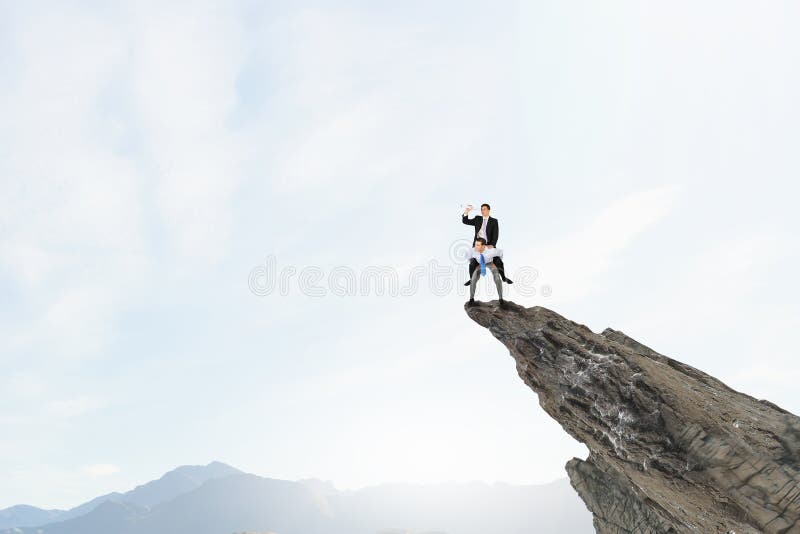 Let others work stock image. Image of horseback, success - 58828411