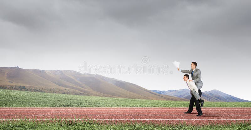 Let others work stock photo. Image of funny, slave, competition - 59196594