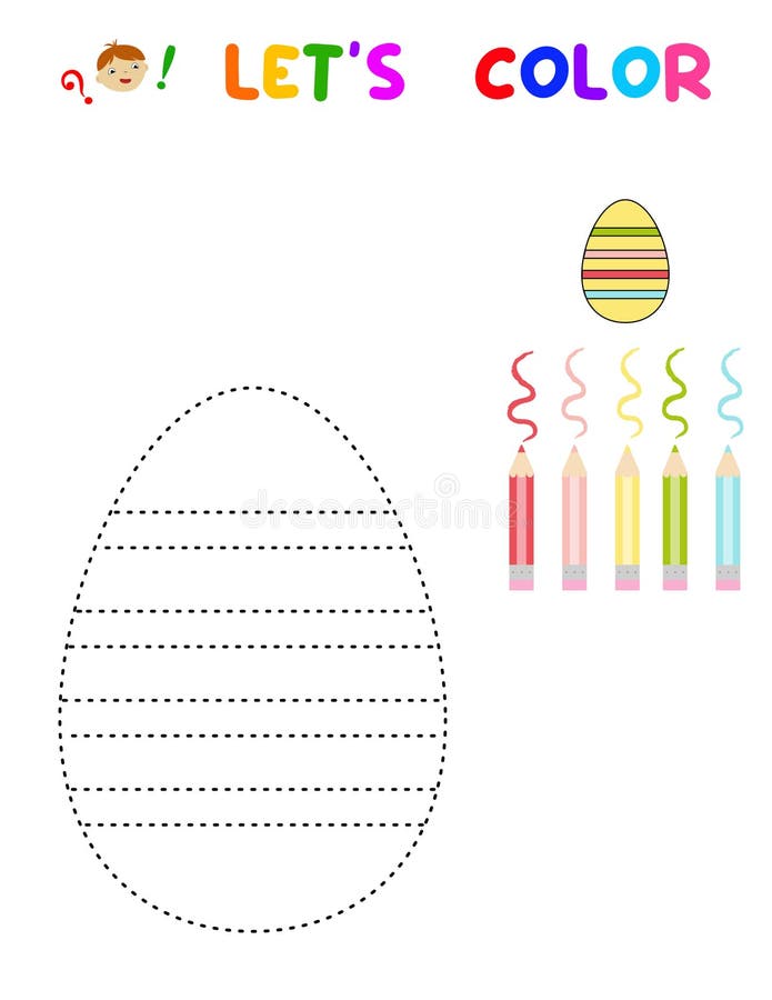 Let S Color . Entertainment for Children. Training Sheet. Worksheet ...