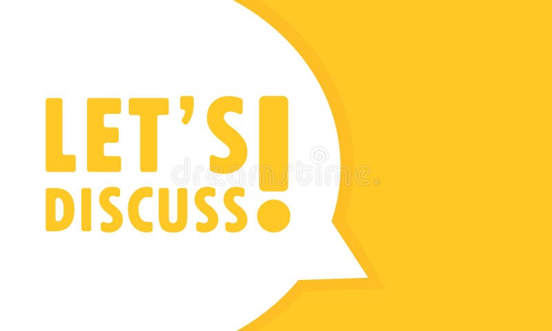 Let S Discuss Speech Bubble Banner. Can Be Used for Business, Marketing ... Let S Discuss Speech Bubble Banner. Can Be Used for Business, Marketing ...