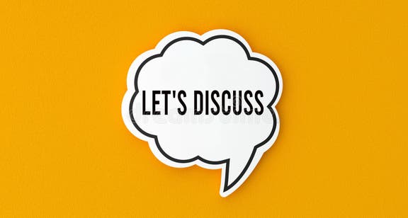 Let S Discuss..Speech Bubble Banner. Stock Illustration - Illustration ... Let S Discuss..Speech Bubble Banner. Stock Illustration - Illustration ...