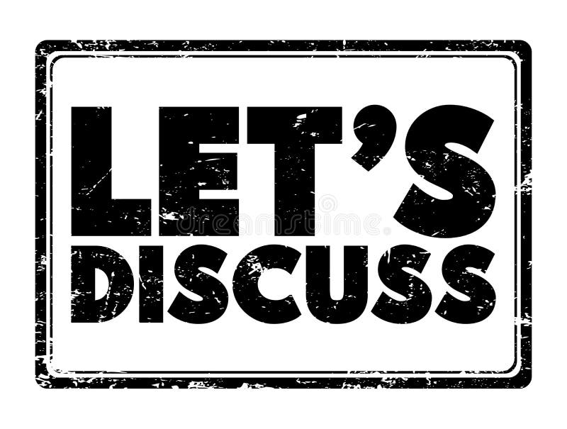 Let Discuss Stock Illustrations – 412 Let Discuss Stock Illustrations ...