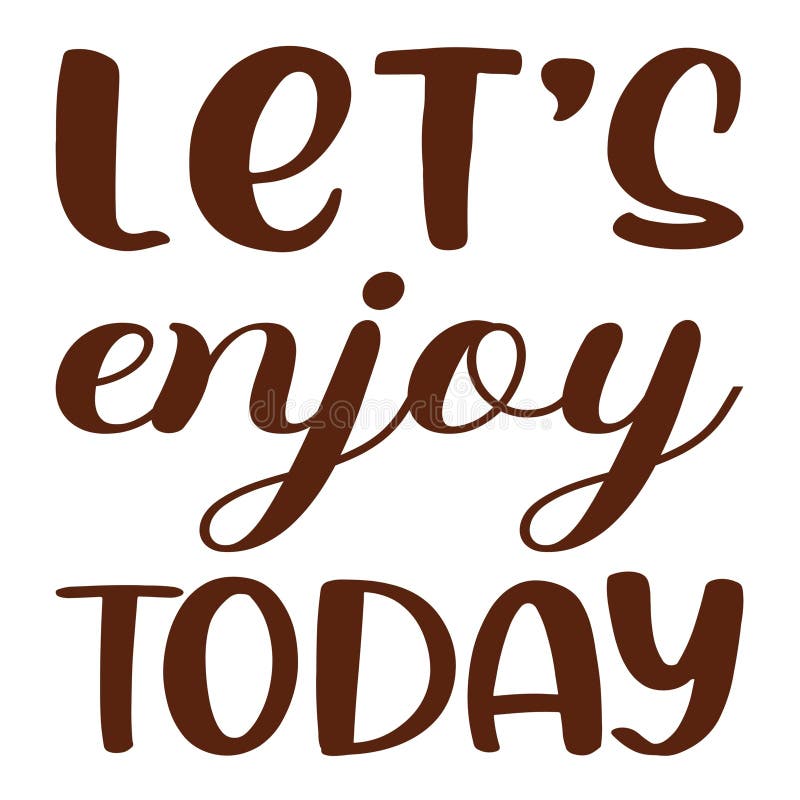 Enjoy Today - Text on Blackboard Stock Image - Image of blackboard ...