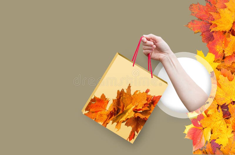 Let`s Go Shopping in the Fall! Stock Photo - Image of buying, elegance ...