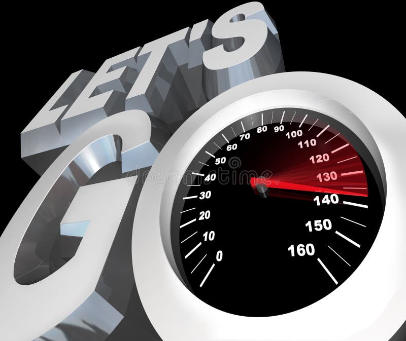Speedometer - Going Too Fast Stock Illustration - Illustration of black ...