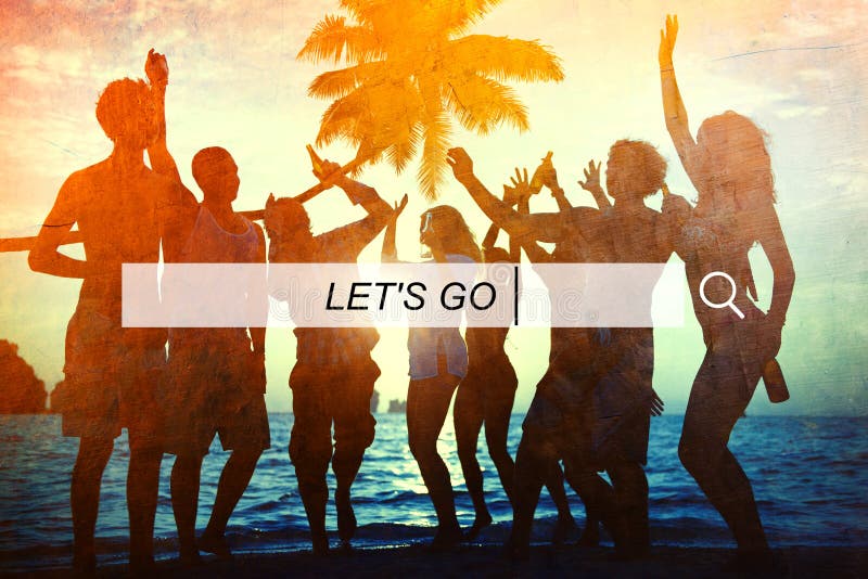 Let S Go Summer Freedom Happiness Concept Stock Photo - Image of ...