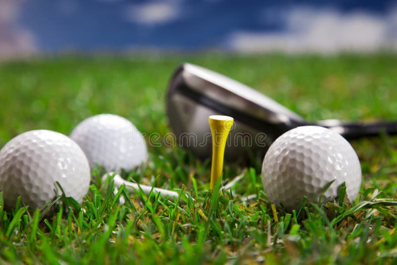 Let S Play a Round of Golf! Stock Image - Image of play, macro: 27600995