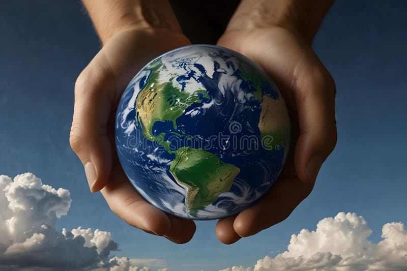Let S Protect the Mother Earth Stock Illustration - Illustration of ...