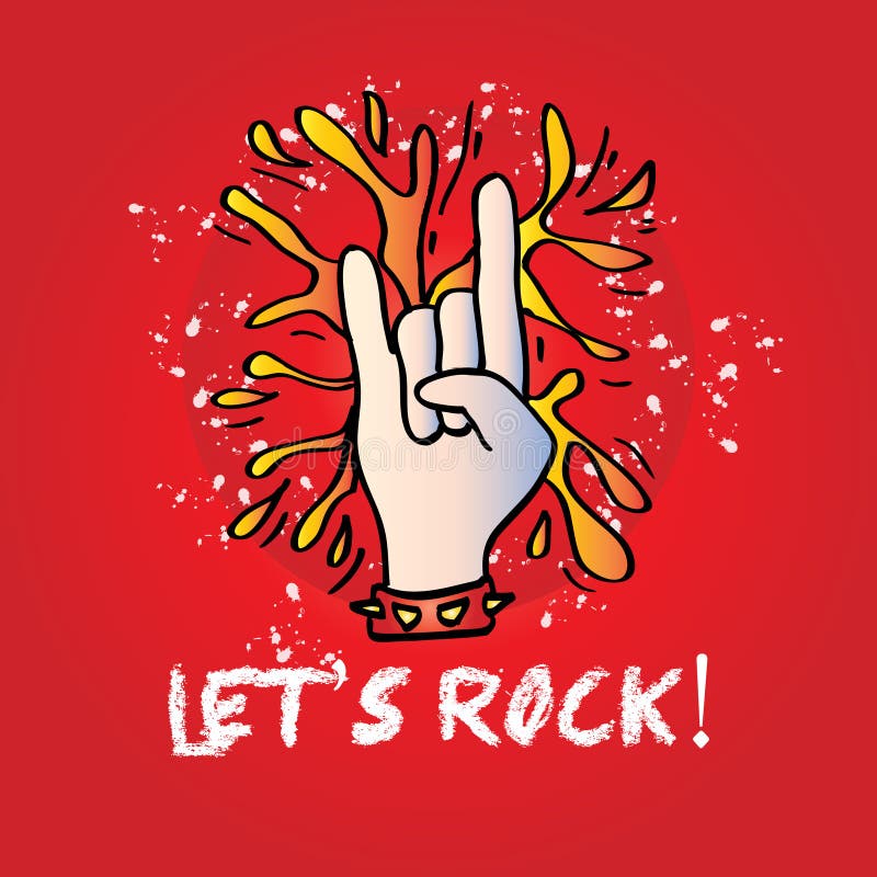 Let Rock Poster Stock Illustrations – 193 Let Rock Poster Stock ...
