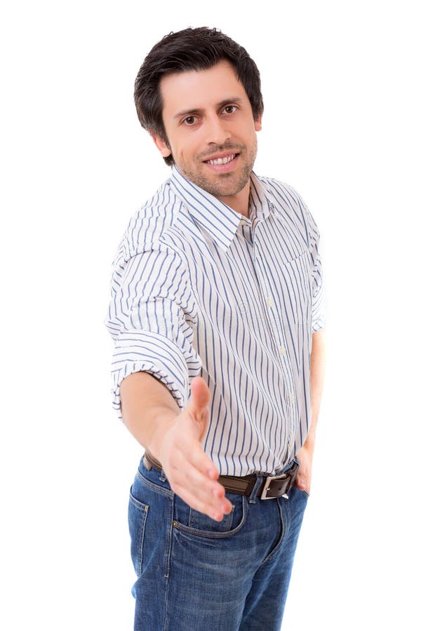 Let s shake it! stock image. Image of consultant, happy - 54002529