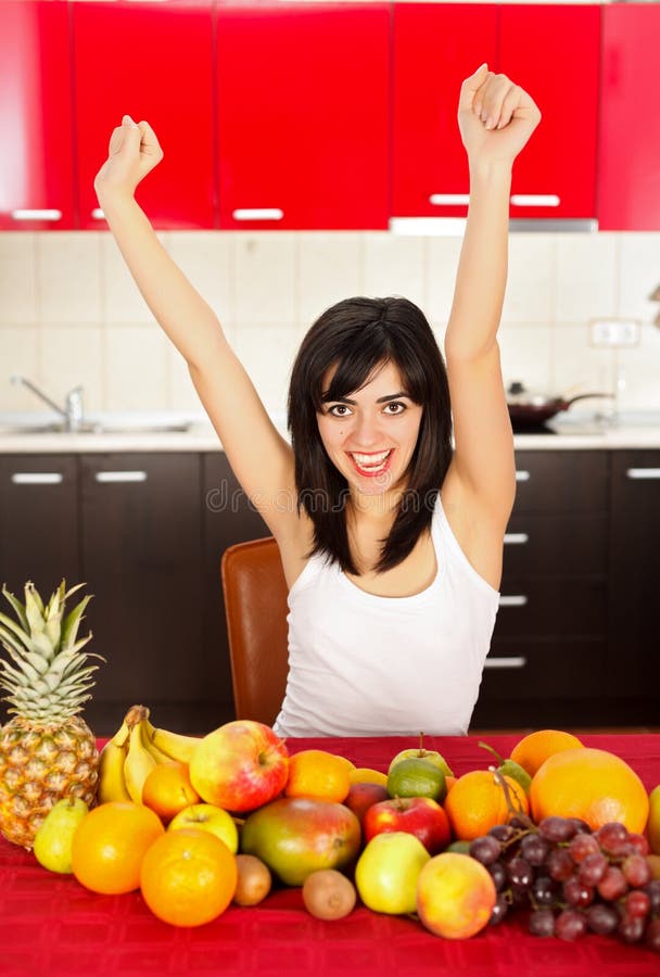 Let us Eat all the Fruits stock image. Image of kitchen - 29562999